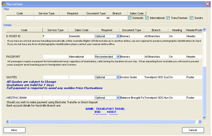 Narrative Table – Tres Technologies