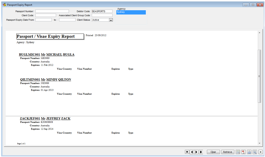 Client Reports – Tres Technologies