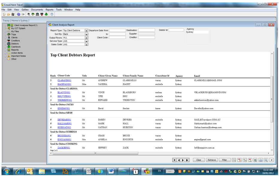 Client Reports – Tres Technologies