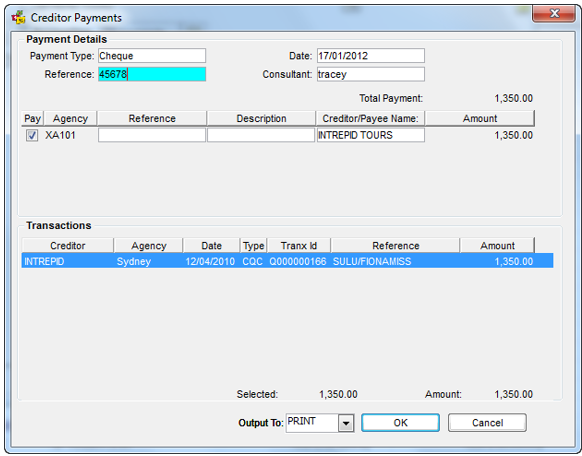 Creditor Accounting – Tres Technologies