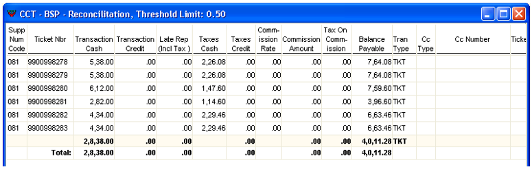 Importing the BSP Return into CCTE – Tres Technologies