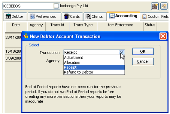 Displaying and Accessing Debtors with Balance – Tres Technologies