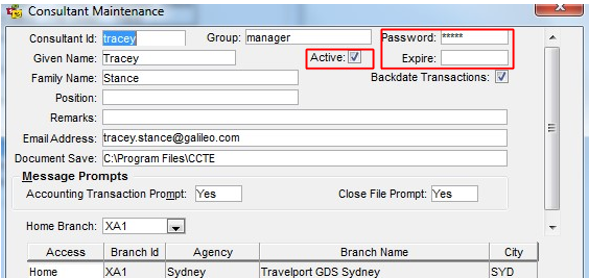 Consultant Tab – Tres Technologies