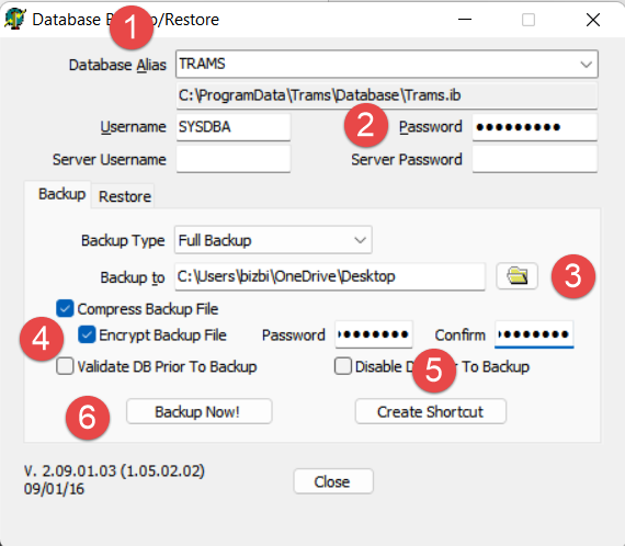 How to Run an Encrypted Backup – Tres Technologies