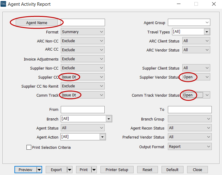 Agent Activity Reports in Trams Back Office – Tres Technologies