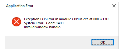 Error Messages – Tres Technologies
