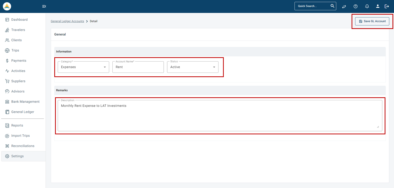 Setting up Tres General Ledger – Tres Technologies