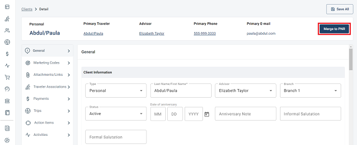 Tres Amadeus Merge to PNR – Tres Technologies