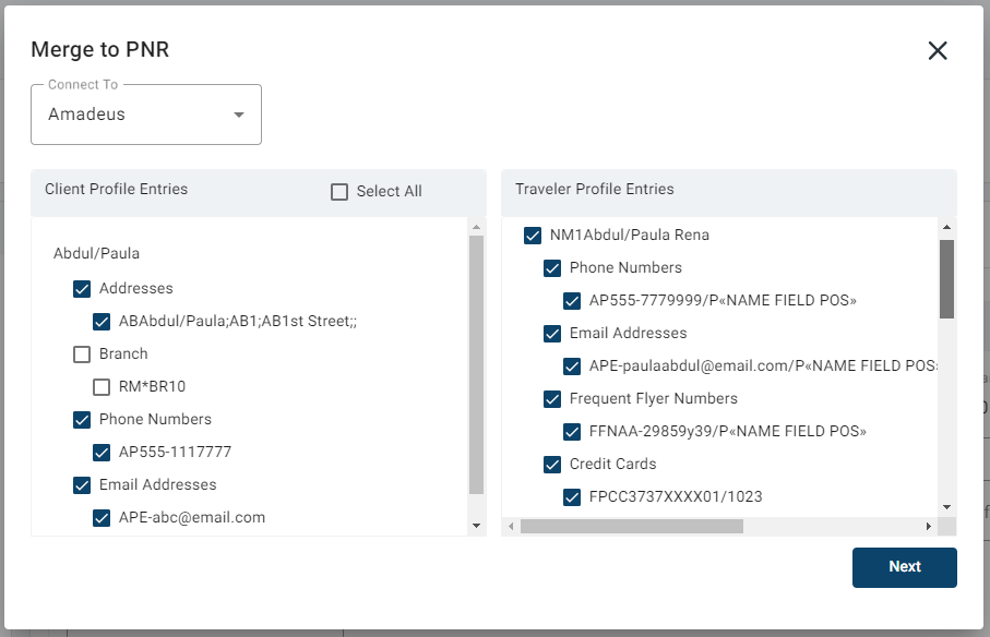 Tres Amadeus Merge to PNR – Tres Technologies