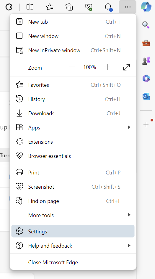 Tres Browser Settings – Tres Technologies