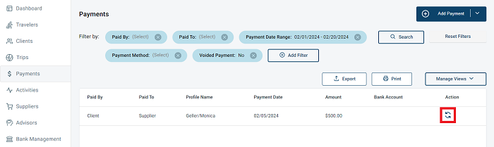 Reapply a Payment in Tres – Tres Technologies