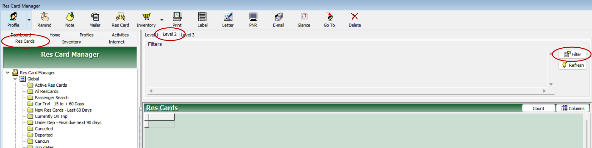 How to find GoGo reservations in ClientBase Windows and ClientBase Online – Tres Technologies
