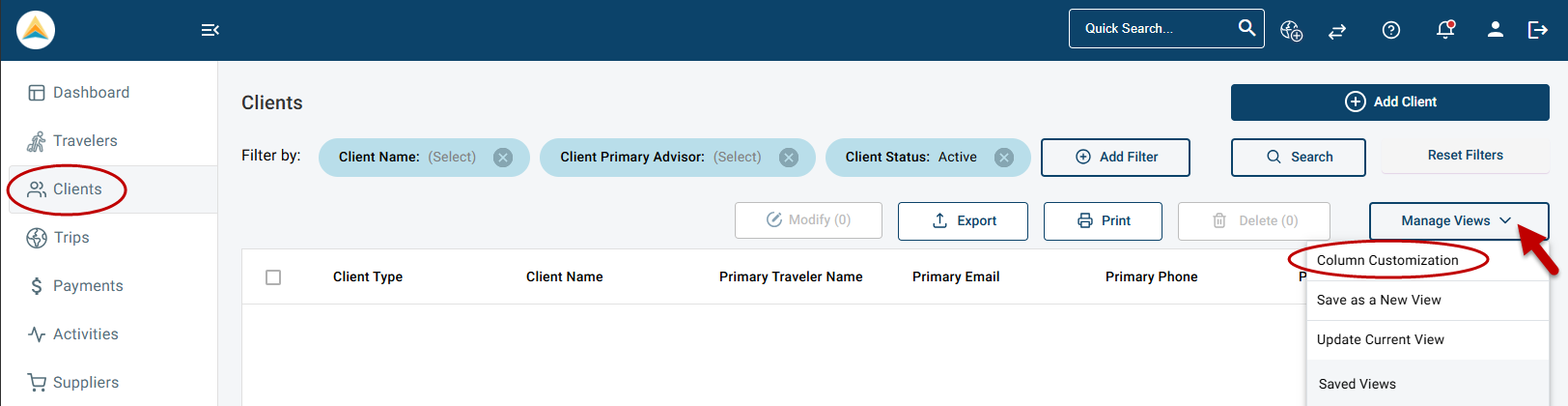 Exporting Client Profiles / Addresses in Tres – Tres Technologies