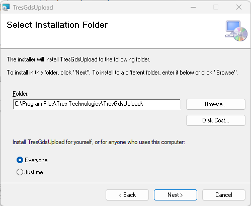 Install and Configure the Tres GDS Upload Utility – Tres Technologies