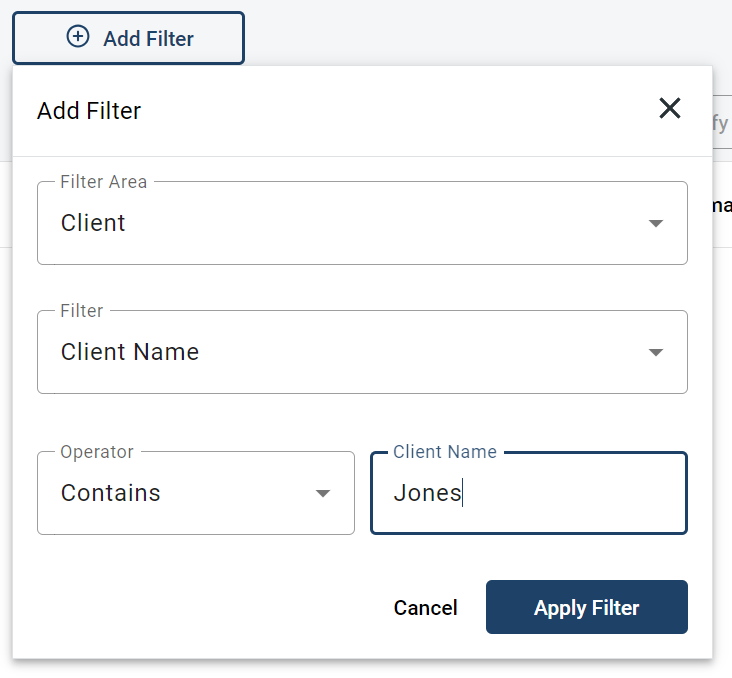 Tres Search - Filters, Operators, and Filter Sets – Tres Technologies