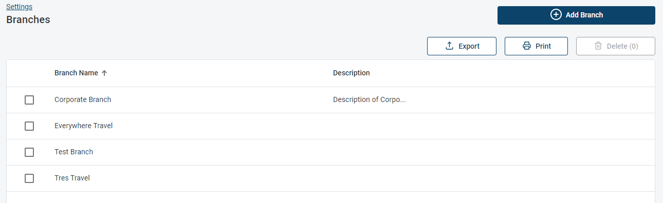 Tres - Branches – Tres Technologies