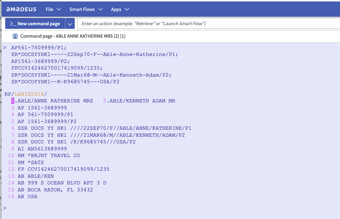 Tres Amadeus Merge to PNR – Tres Technologies