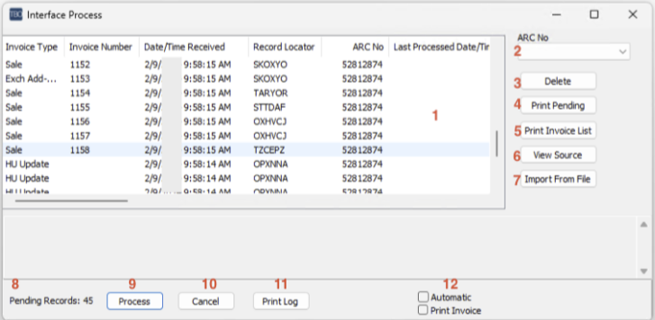 Interface for the Back Office (Sabre) – Tres Technologies