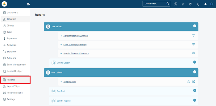 Tres Reports Folder – Tres Technologies