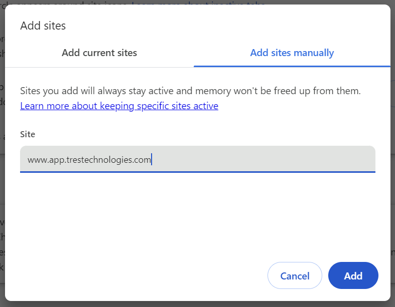 Tres Browser Settings – Tres Technologies