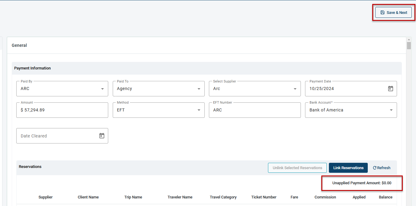 Adding an ARC Settlement Payment in Tres – Tres Technologies