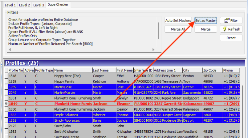 Profile Dupe Checker in ClientBase Windows – Tres Technologies