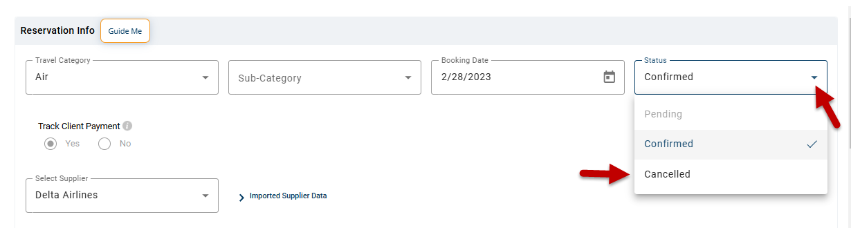 Voiding an ARC Ticket in Tres – Tres Technologies