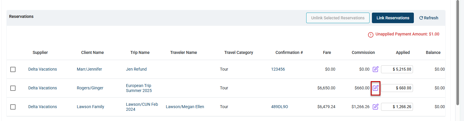 Commission Payment from a Supplier in Tres – Tres Technologies