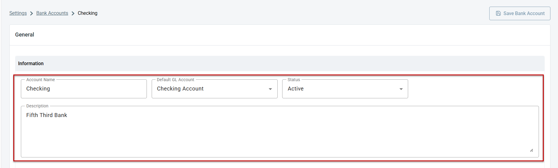 Setting up Tres Bank Management – Tres Technologies