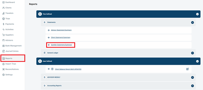 Tres - Supplier Statement/Summary – Tres Technologies