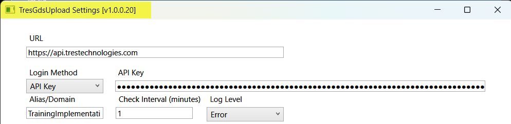 Install and Configure the Tres GDS Upload Utility – Tres Technologies