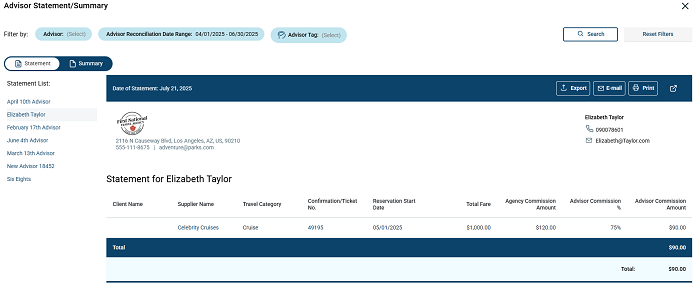 Tres - Advisor Statement/Summary – Tres Technologies