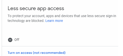 Gmail Email settings and App Password – Tres Technologies