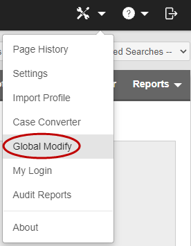 Global Modify in ClientBase Online – Tres Technologies