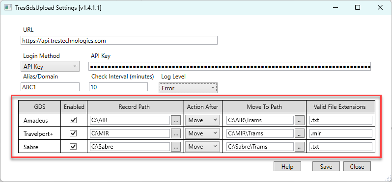 Install and Configure the Tres GDS Upload Utility – Tres Technologies