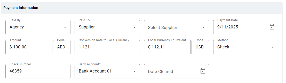 Foreign Currency Payments in Tres – Tres Technologies