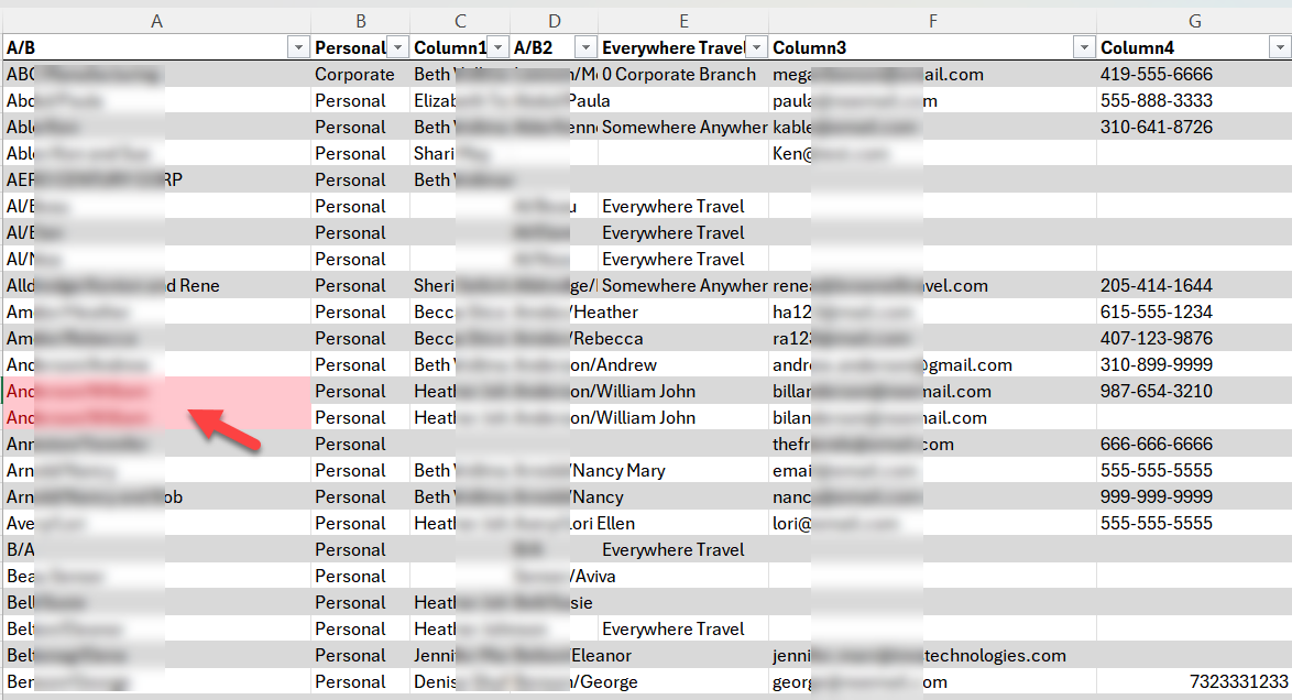 Checking Duplicate Profiles in Tres Using Excel – Tres Technologies