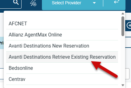 Direct Connect with Avanti Destinations - Retrieve Existing Reservation ...