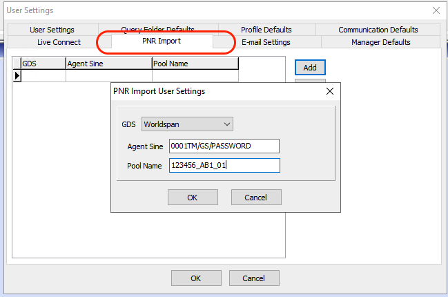 Worldspan PNR Integration: Setting Up Connection ID and Pool Name for ...