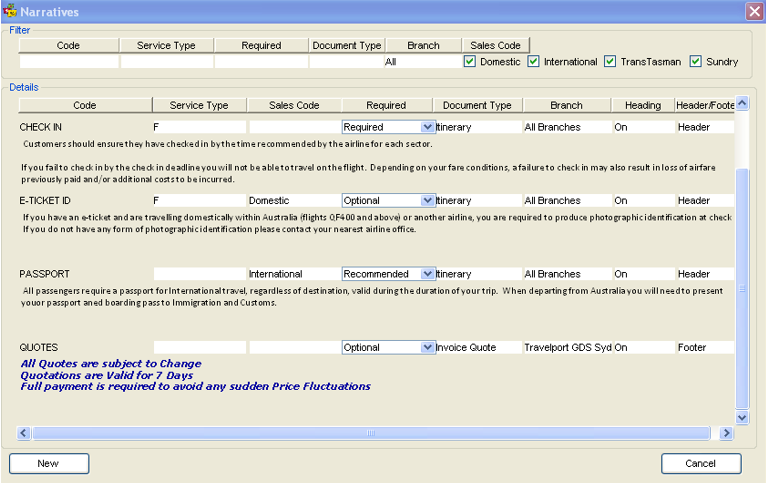 Prefix/Suffix and Narratives – Tres Technologies
