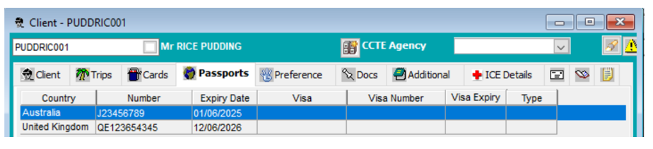 Passport Tab – Tres Technologies