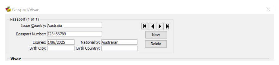 Passport Tab – Tres Technologies
