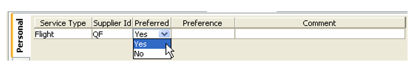 Preference Tab – Tres Technologies
