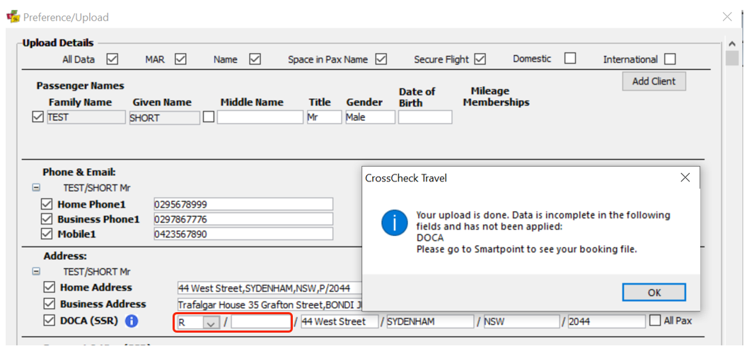 Upload Passenger – Tres Technologies