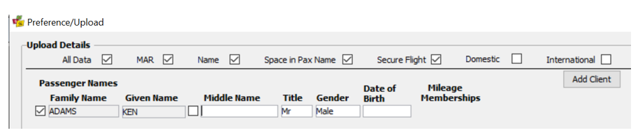 Secure Flight Information Upload – Tres Technologies