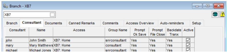 Consultant Tab – Tres Technologies