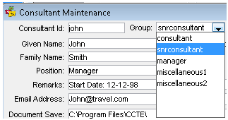 Consultant Tab – Tres Technologies