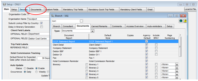Documents Tab - Branch – Tres Technologies