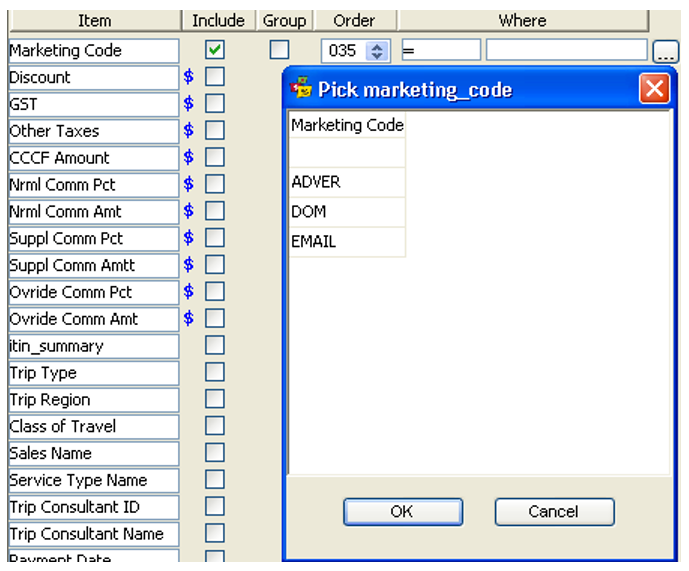 Using the Where Column – Tres Technologies