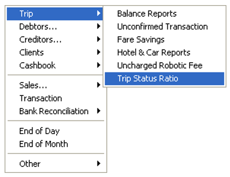 Trip Status Ratio – Tres Technologies